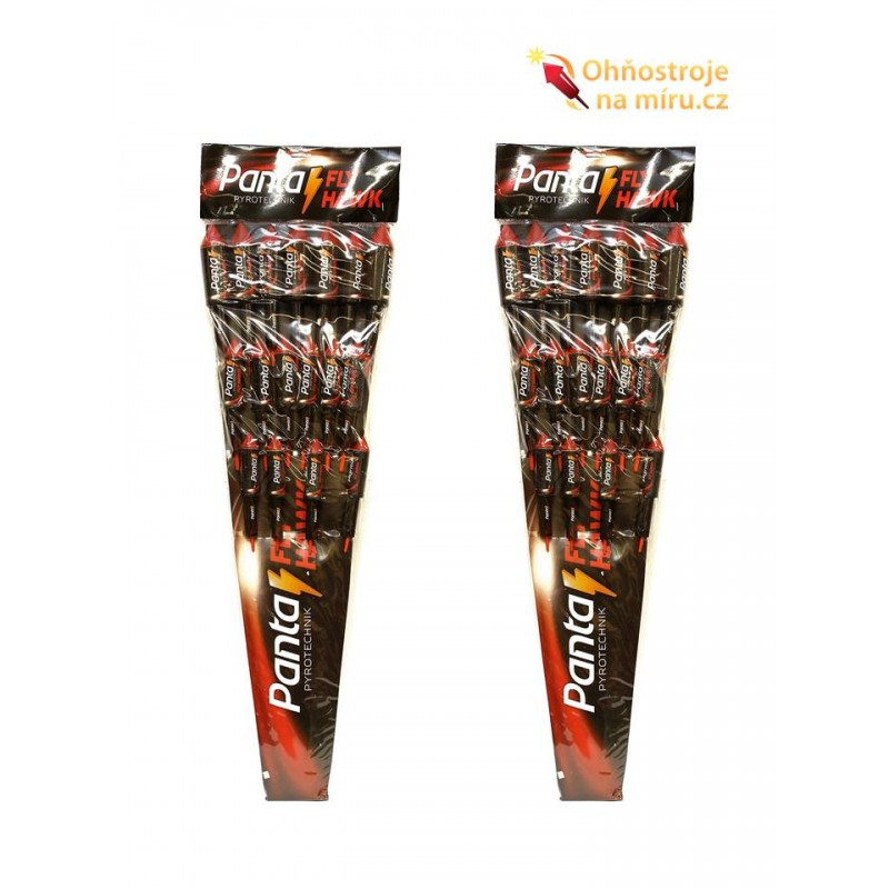 Silvestrovské rakety, vysokoletné rakety, signalizační rakety ...