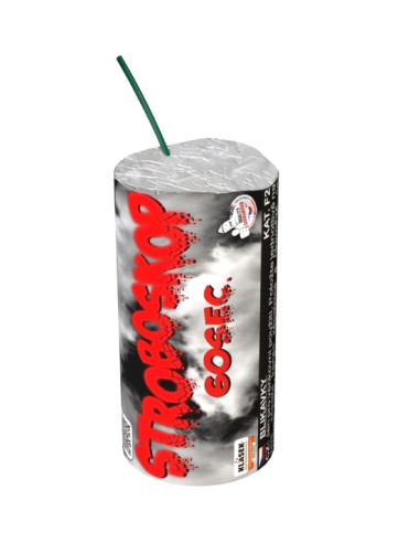 Pyrotechnika Červený Stroboskop + Bílá Dýmovnice